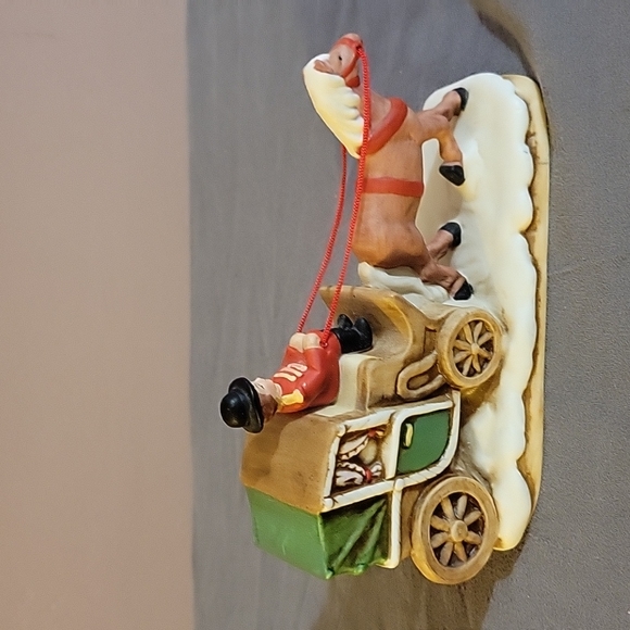 Lefton | Holiday | 997 Lefton Colonial Village Christmas Cab Horse ...